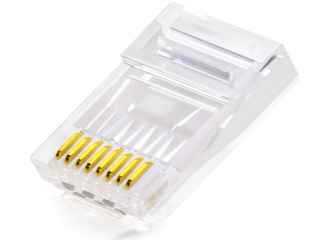 Stecmax CAT.6 8P8C UNSHIELDED MODULAR PLUG, SINGLE LINE HOLE, WITH ...