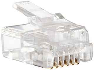 Stecmax CAT.3 UTP 6P6C MODULAR PLUG, FOR ROUND STRANDED CABLE